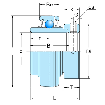 Eccentric collar locking type - Buy Inserts Product on Wuxi MBY Bearing Technology Co.,Ltd